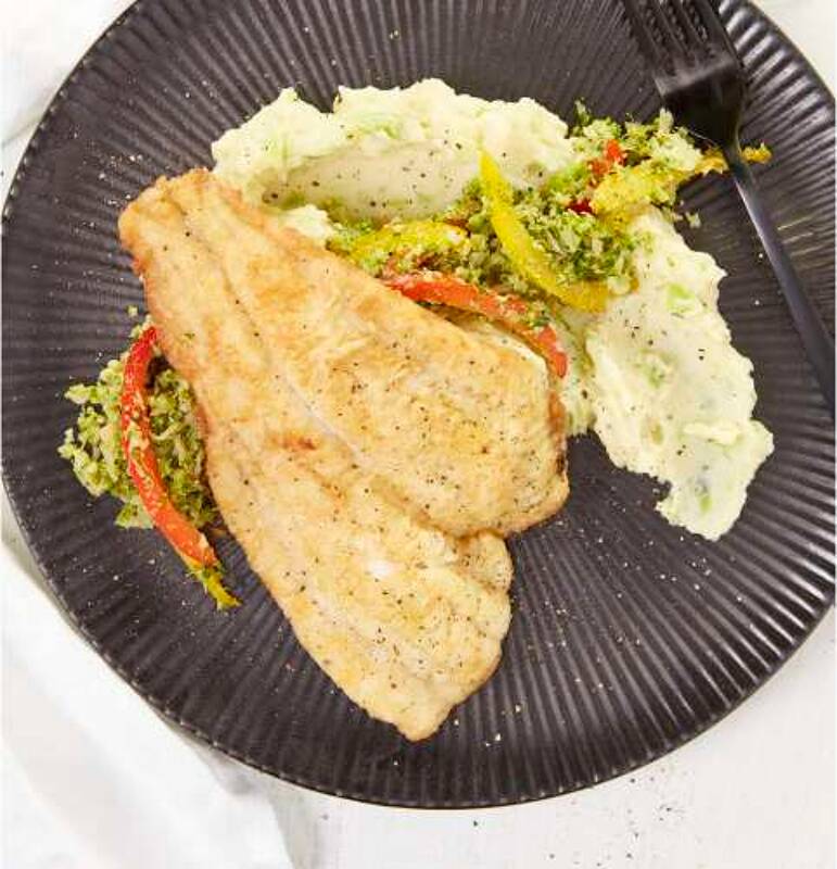Recept voor Pladijs met puree en gebakken broccoli | Colruyt Lekker Koken Recept voor Pladijs met puree en gebakken broccoli | Colruyt Lekker Koken